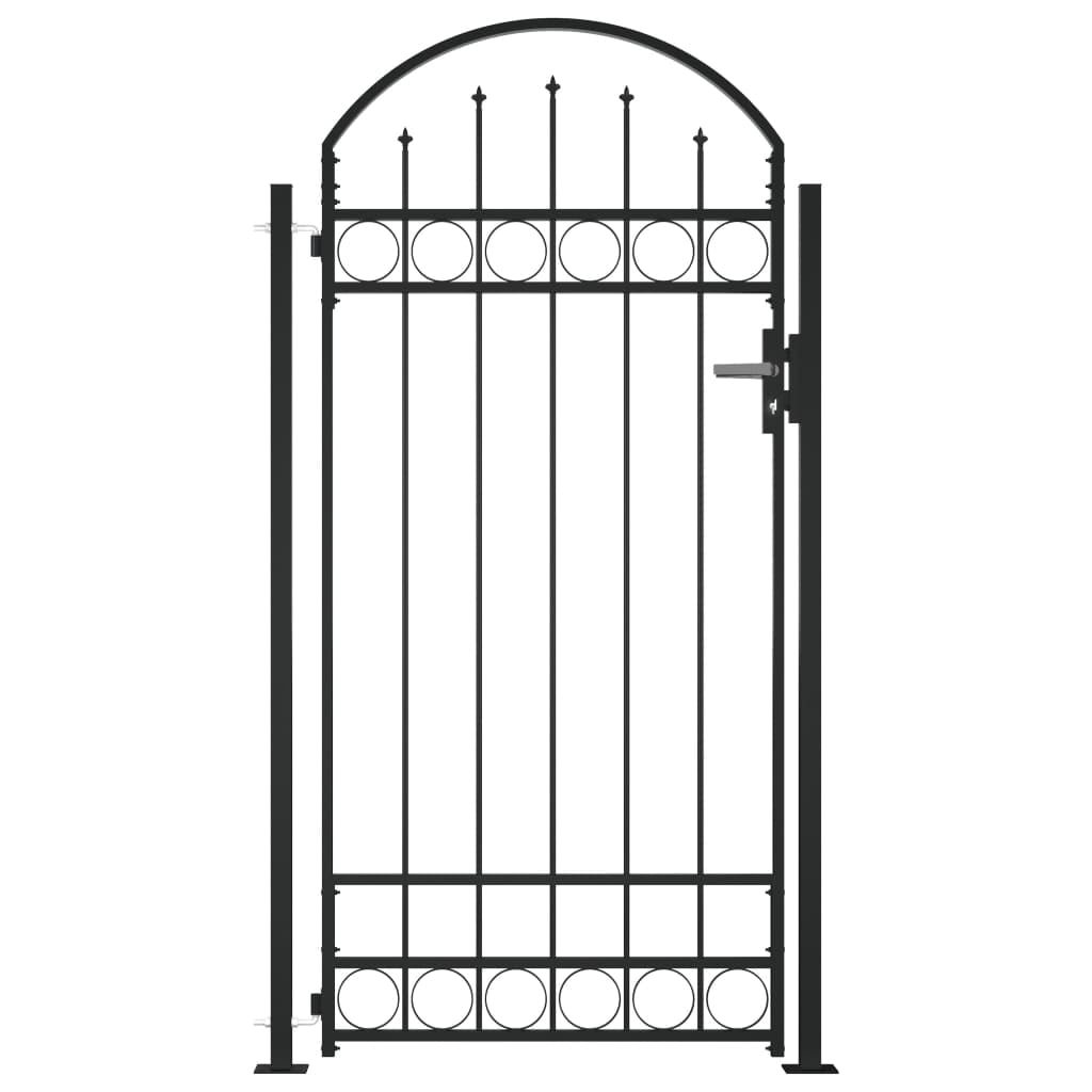 Click here for Vidaxl Fence Gate With Arched Top And 2 Posts 105x... prices