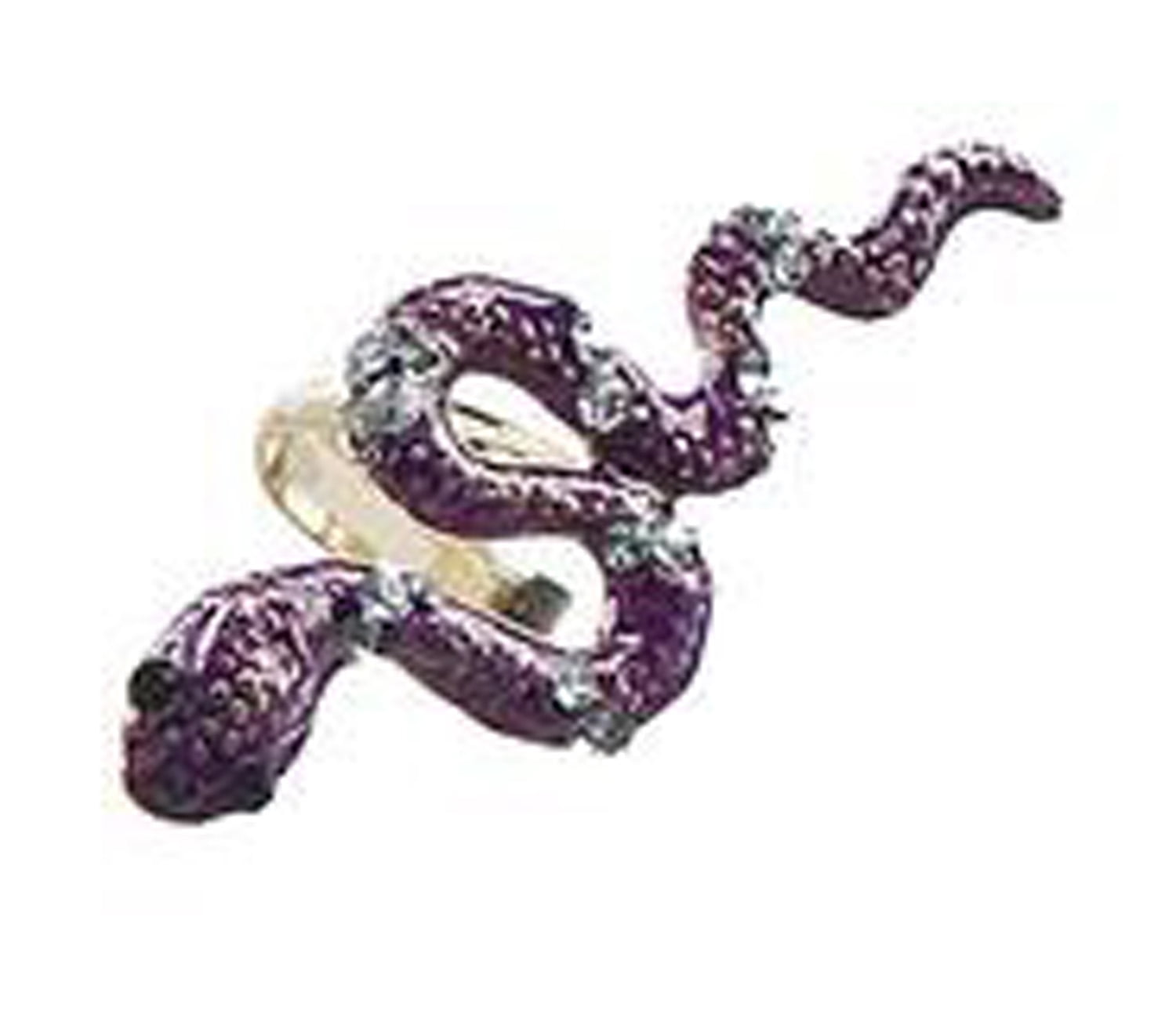 Purple Creepy Snake Ring by Ganz - Walmart.com
