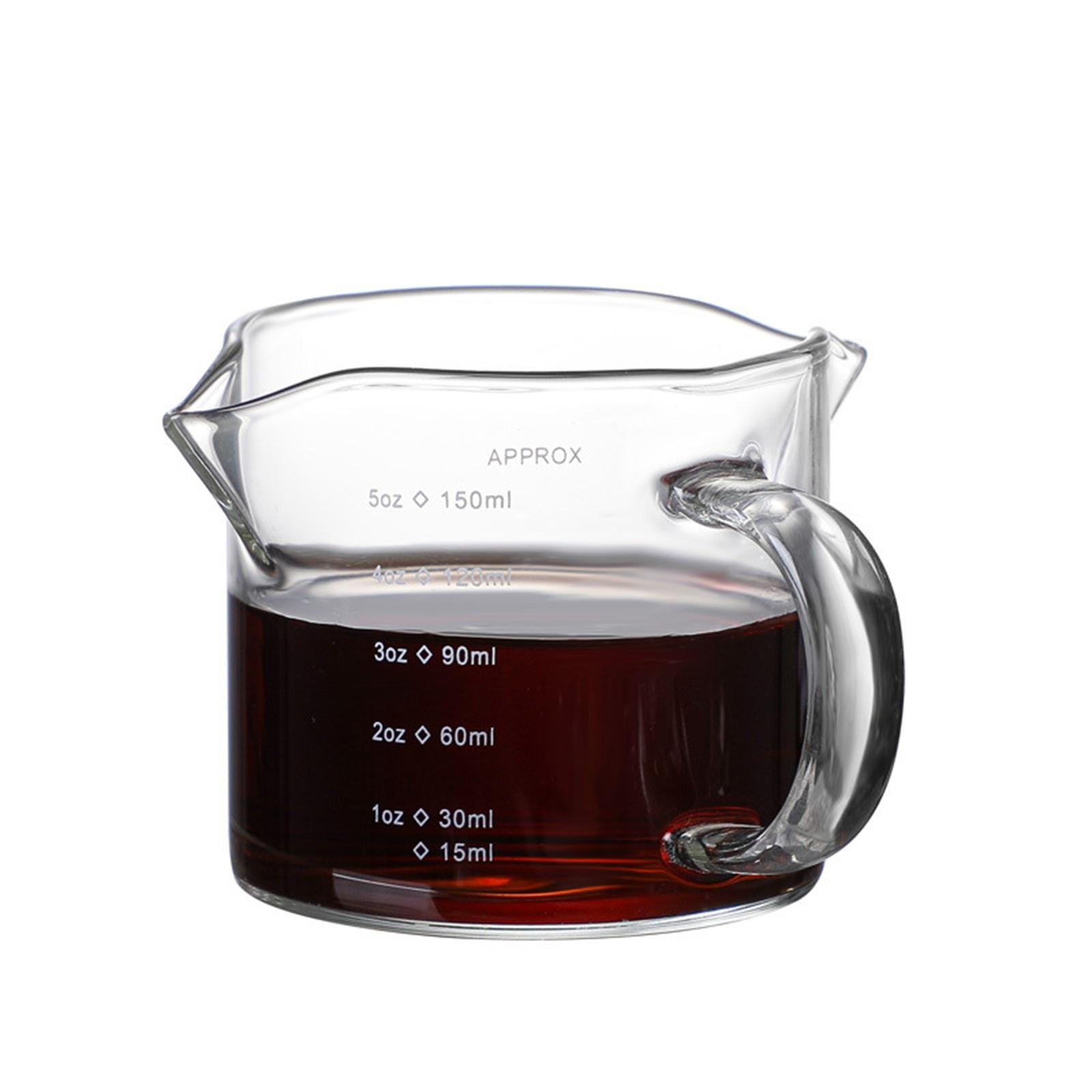 150ml Glass Measuring Cup Double Spouts with Scale Temperature ...