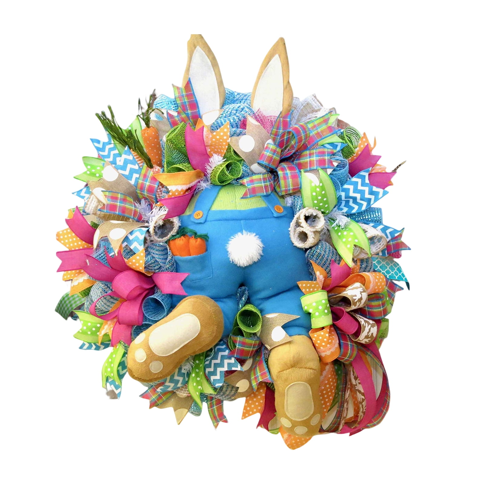 Multi-Layer 3D Visual Effect Easter Wreath - Door Artificial Garland ...
