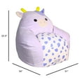 Squishmallows Official Bubba Bean Bag Chair - 30 in Wide Kids Squishy ...