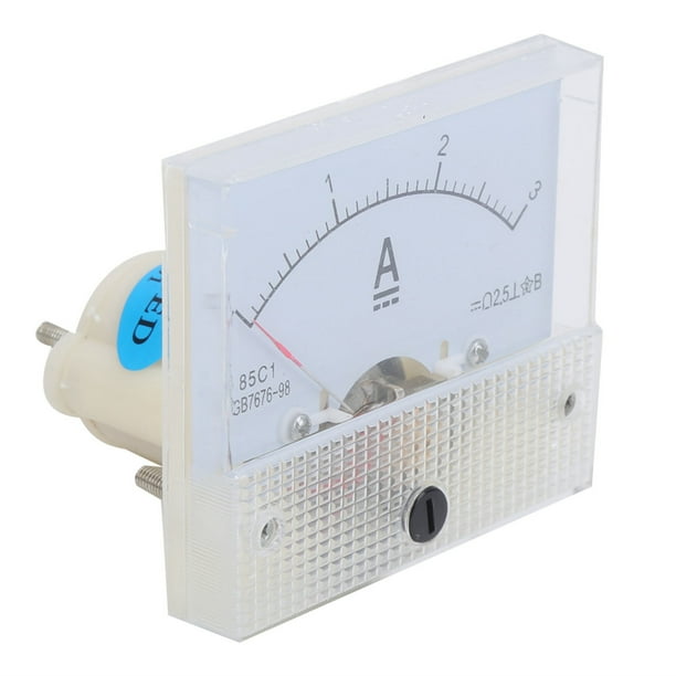DC Current Meter, ABS Pointer Type Analog Panel Ammeter, DC 0~3A For ...