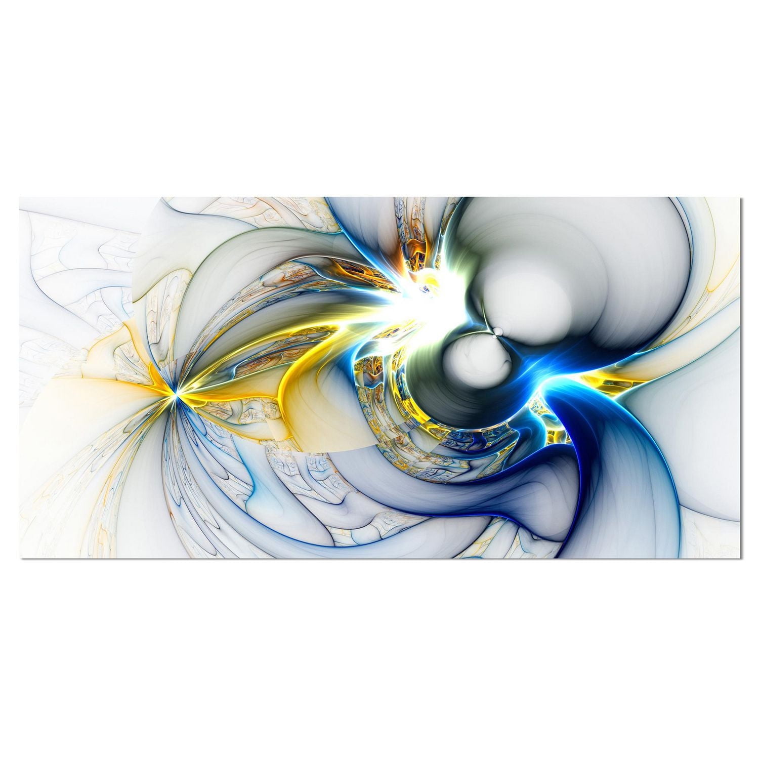Click here for Designart Shining Multi Colored Plasma Canvas Wall... prices