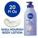 NIVEA Shea Nourish Body Lotion, Dry Skin Lotion with Shea Butter, 20 Fl Oz Pump Bottle - Walmart.com