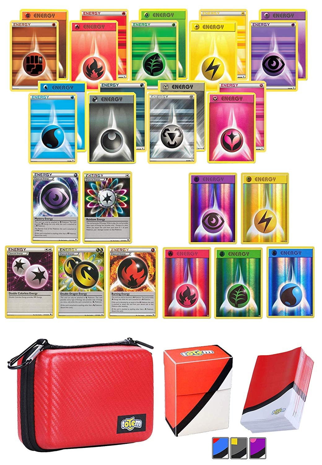 Totem World 100 Pokemon Energy Cards Includes 90 Basic Energy Cards 5 Totem World 100 Pokemon Energy Cards Includes 90 Basic Energy Cards 5