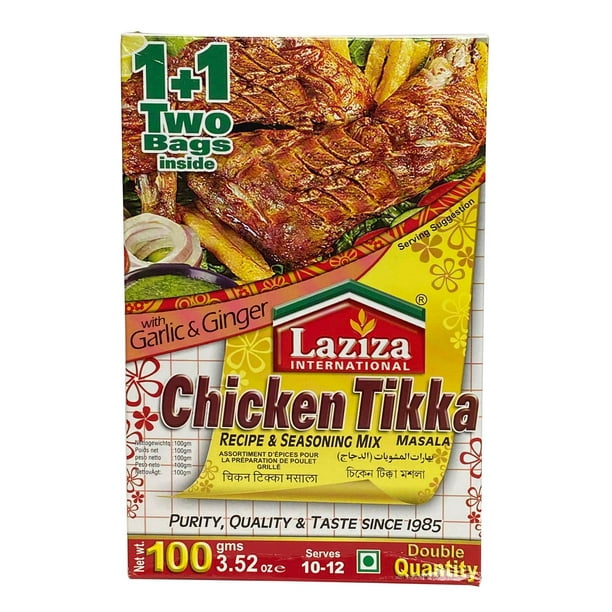 LAZIZA CHICKEN TIKKA SPICE MIX 100GM - Walmart.ca