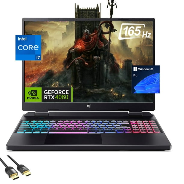 Acer Predator Helios Neo 16 Gaming Laptop, Pantalla WUXGA 165Hz IPS de ...