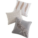 Levtex Home - Pisa - Decorative Pillow (18X18in.) - Peacock - Grey ...