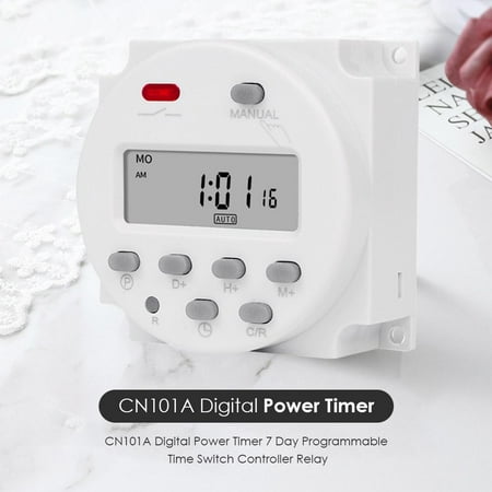 Lutabuo CN101A 7 Days Programmable Electronic Timer Switch Controller ...