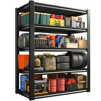 Costway 1 PC 71'' Heavy Duty Storage Utility Shelf Steel Metal Garage ...