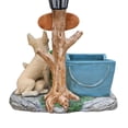 Noble House French Bulldog Planter Statue with Solar Lantern, Realistic ...