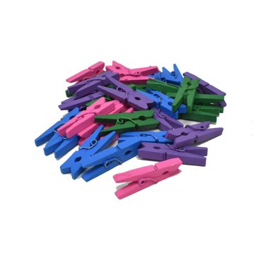 Mini Spring Clothespins, Natural, 1", 250 Pieces | Bundle of 5 Packs ...