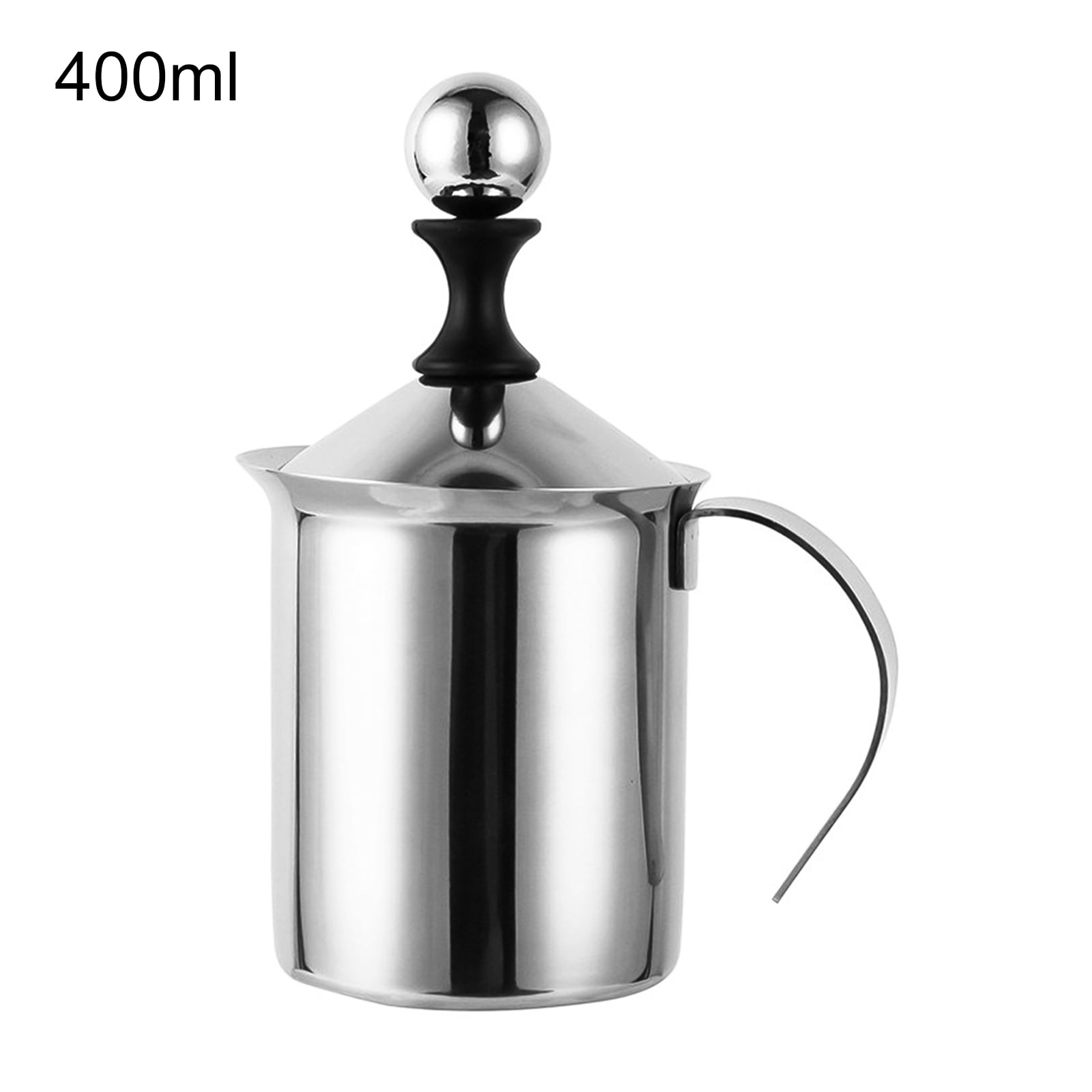 Trayknick 400/800ml Cappuccino Milk Frother Double Layer Stainless ...