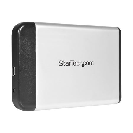 StarTech.com 2.5in Silver USB 2.0 to IDE External Hard Drive Enclosure ...