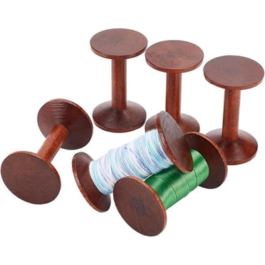 30Pcs Antique Wooden Empty Spools 1.18" Empty Thread Spools Wooden ...