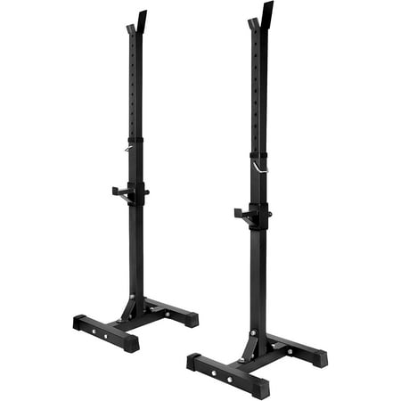 Adjustable Squat Rack Stand,Max Load 660LBS Multifunctional Barbell ...