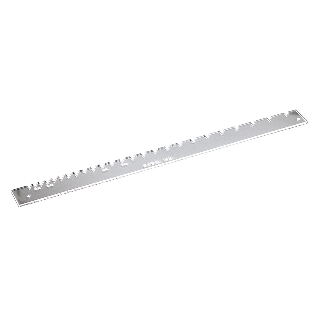 Guitar Fret Ruler Maintenance Repair Notched Straight Template ...