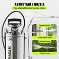 2 Gallon Pump Sprayer, Heavy Duty Stainless Steel Sprayer with 20" All ...