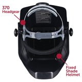 Jackson Safety Fixed Shade W10 HSL 100 Welding Helmet (14975), Black, 4 ...
