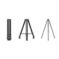 Leofoto LVC-193C Dual-Tube Video Tripod | 75mm Integrated Bowl with ...