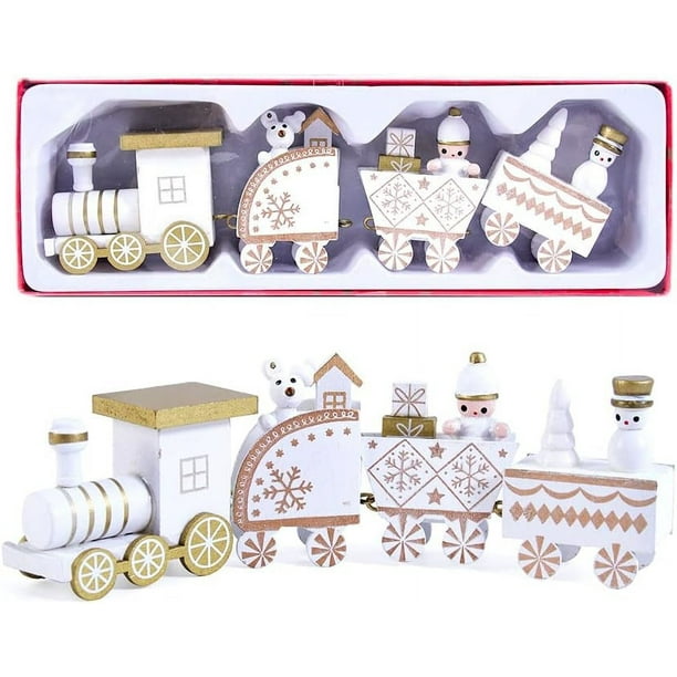 Christmas Train Decorations Christmas Gingerbread Man Train 3 Carriages ...