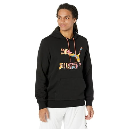 PUMA Lava Flow Logo Hoodie Puma Black MD | Walmart Canada