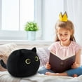 Walmart Black Cat Plush Toy, Soft Stuffed Animal Pillow, Cuddly 40cm ...