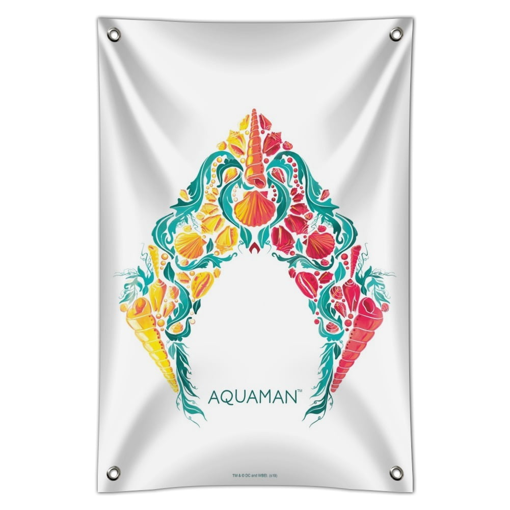 Aquaman Movie Aquaman Sea Shells Logo Home Business Office Sign ...
