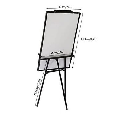 Magnetic Whiteboard Easel Stand, Dry Erase 36 x 24 White Board with Height Adjustable Tripod, 3 ...