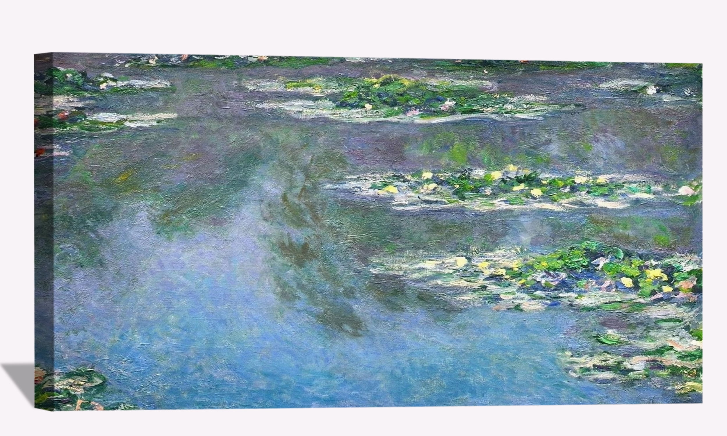 Claude Monet Canvas Wall Art Monet Lilies Pond Framed Painting For ...