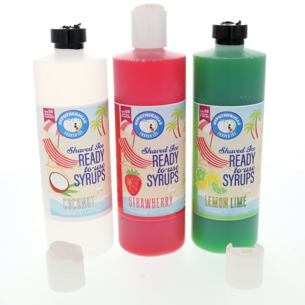 Hypothermias Variety 3 Pack Pints Coconut Strawberry Lemon Lime