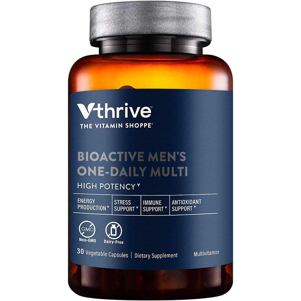 Multivitamínico Vthrive The Vitamin Shoppe Bioactive Men 30 cápsulas | Walmart en línea