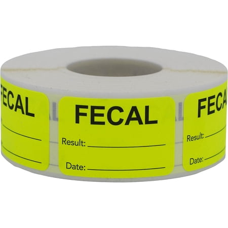 Fecal Result/Date Veterinary Labels | 0.5″ x 1.5″ - 500 Pack - Walmart.ca