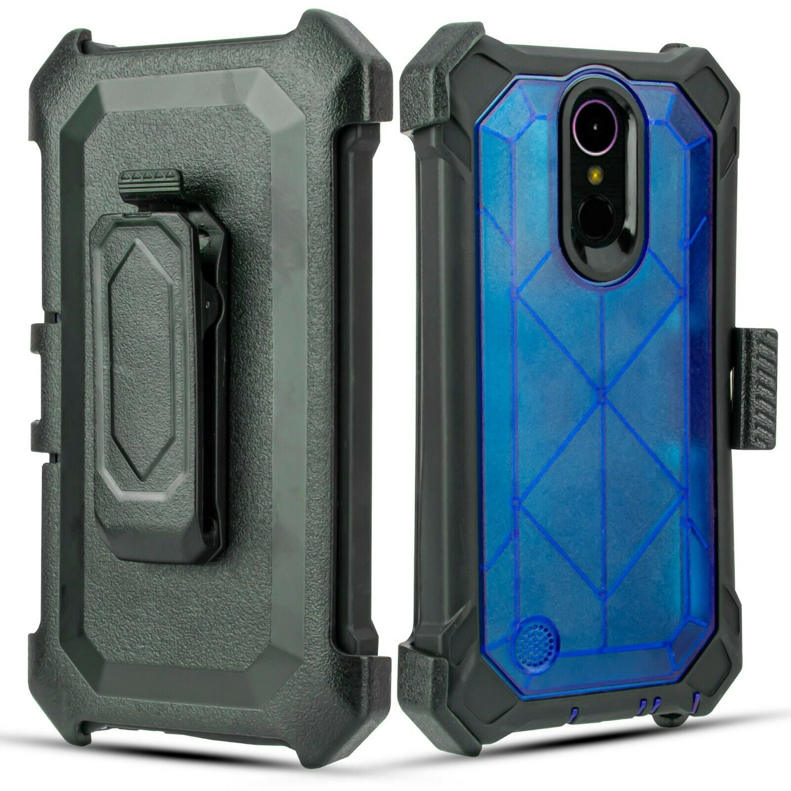 For 5.5" LG LV5 LG K10 2017 LG K20 Plus LG K20 V Belt Clip Kickstand ...