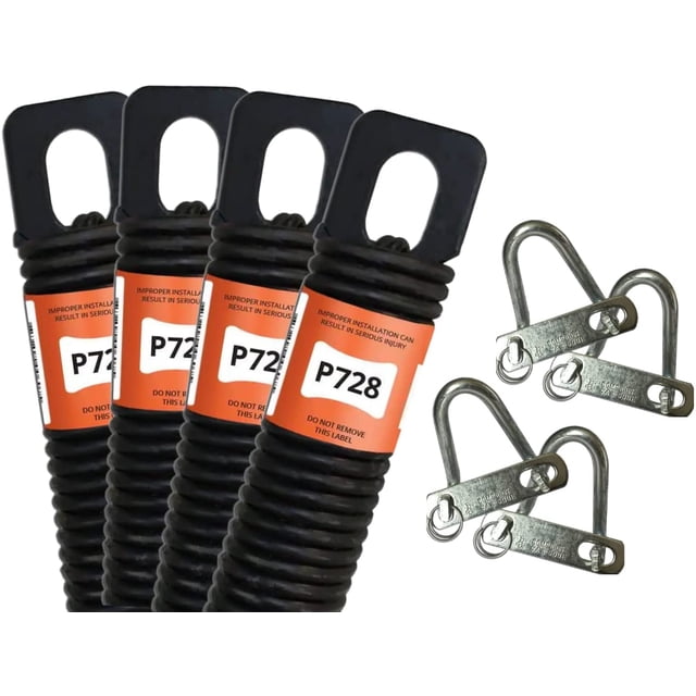 Ben's 4PCS P728 28-Inch Plug-End Garage Door Spring (.177" #7 Wire ...