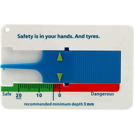 0-20mm Depth Meter Vernier Depth Gauge Tire Tread Depth Gauge Tire ...