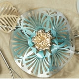 Regence Floral Wall Art Blue - Walmart.com