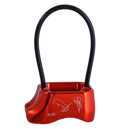 Climbing Rope Rappel Descender ATC Guide Belay Device-Orange | Walmart ...