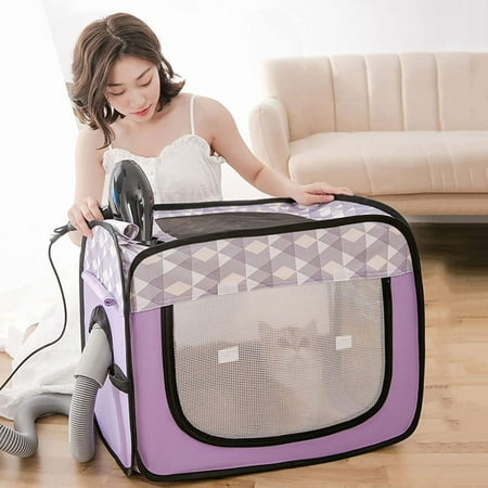 Pet Drying Box Home Portable Foldable Oxford Cloth Pet Drying Cage ...