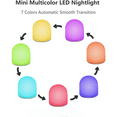 Color Changing Mini Nightlight, Multicolor LED Mood Lighting - Night ...