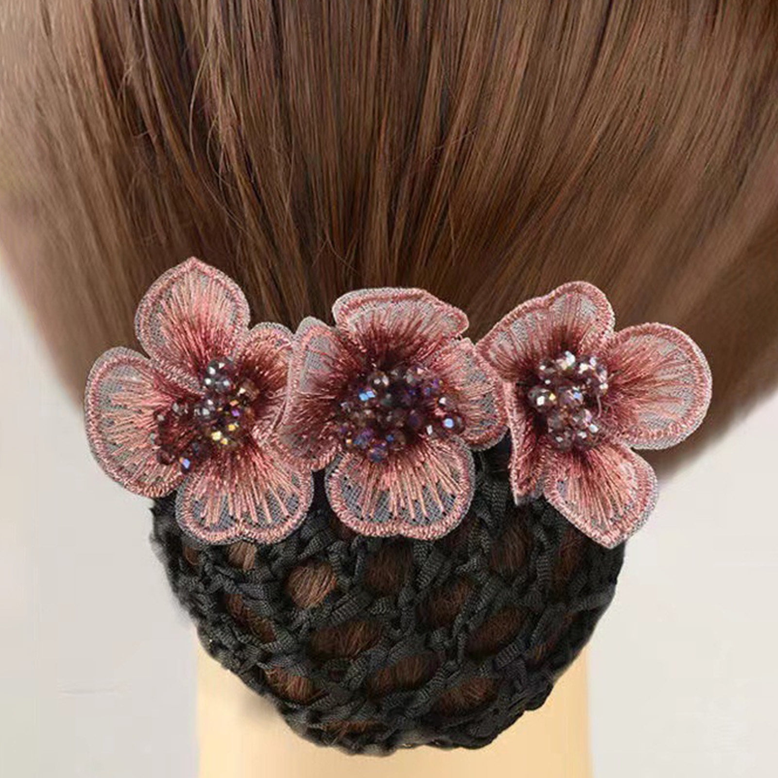 Click here for Yaobamm Hair Snood Nurse Hair Snood Flower Decor F... prices