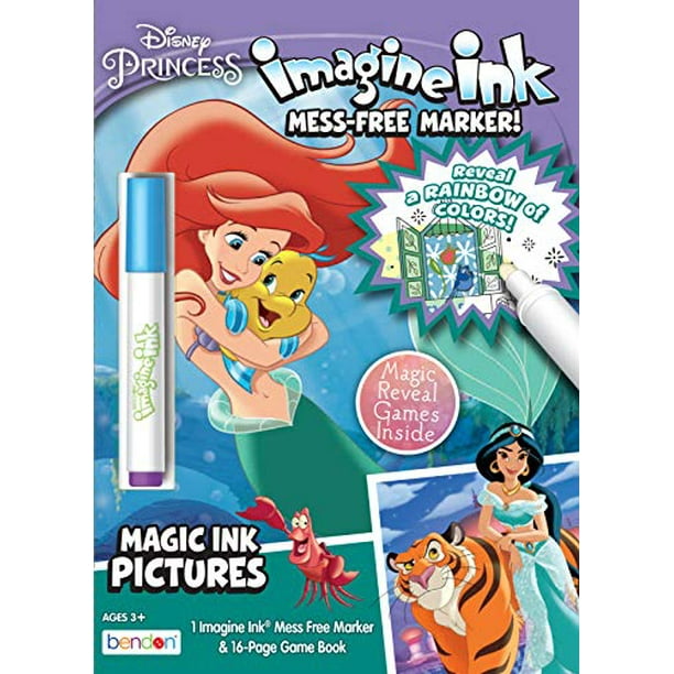 Bendon 38892 Disney Princess Imagine Ink Magic Ink Coloring Book ...