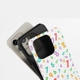 Numbers Pattern For All iPhone Series Protective Phone Case Playful ...