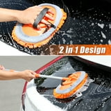 Car Wash Brush Kit with 45" Aluminum Alloy Long Handle, Car Wash Tools ...