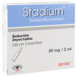 Stadium 50 mg/2 ml suspensión inyectable 3 pzas | Walmart en línea