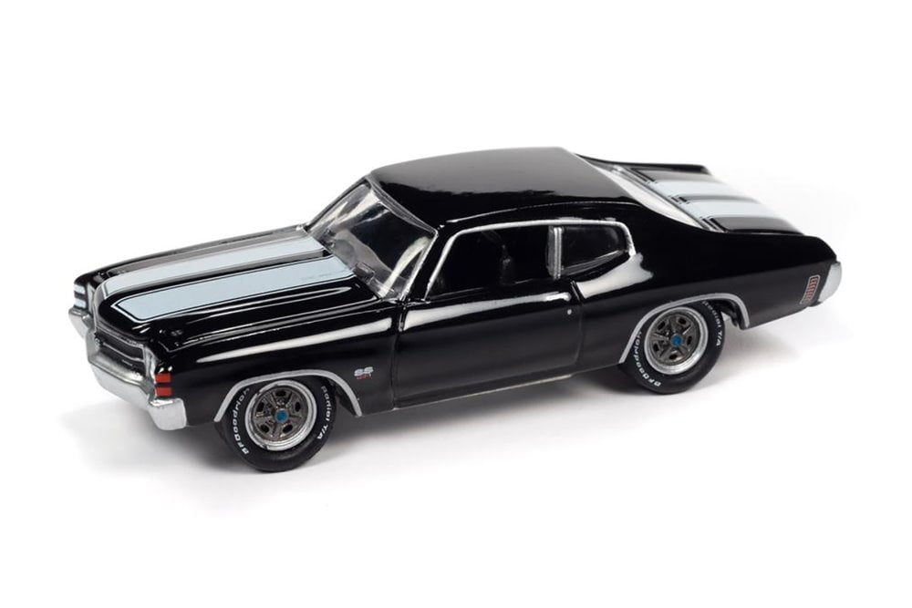 1971 Chevy Chevelle SS 454 Hardtop, Black - Johnny Lightning JLSP154 ...