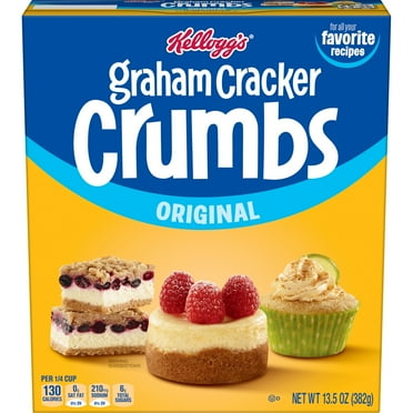 Kellogg's Original Graham Cracker Crumbs, Baking Box Food Topping ...