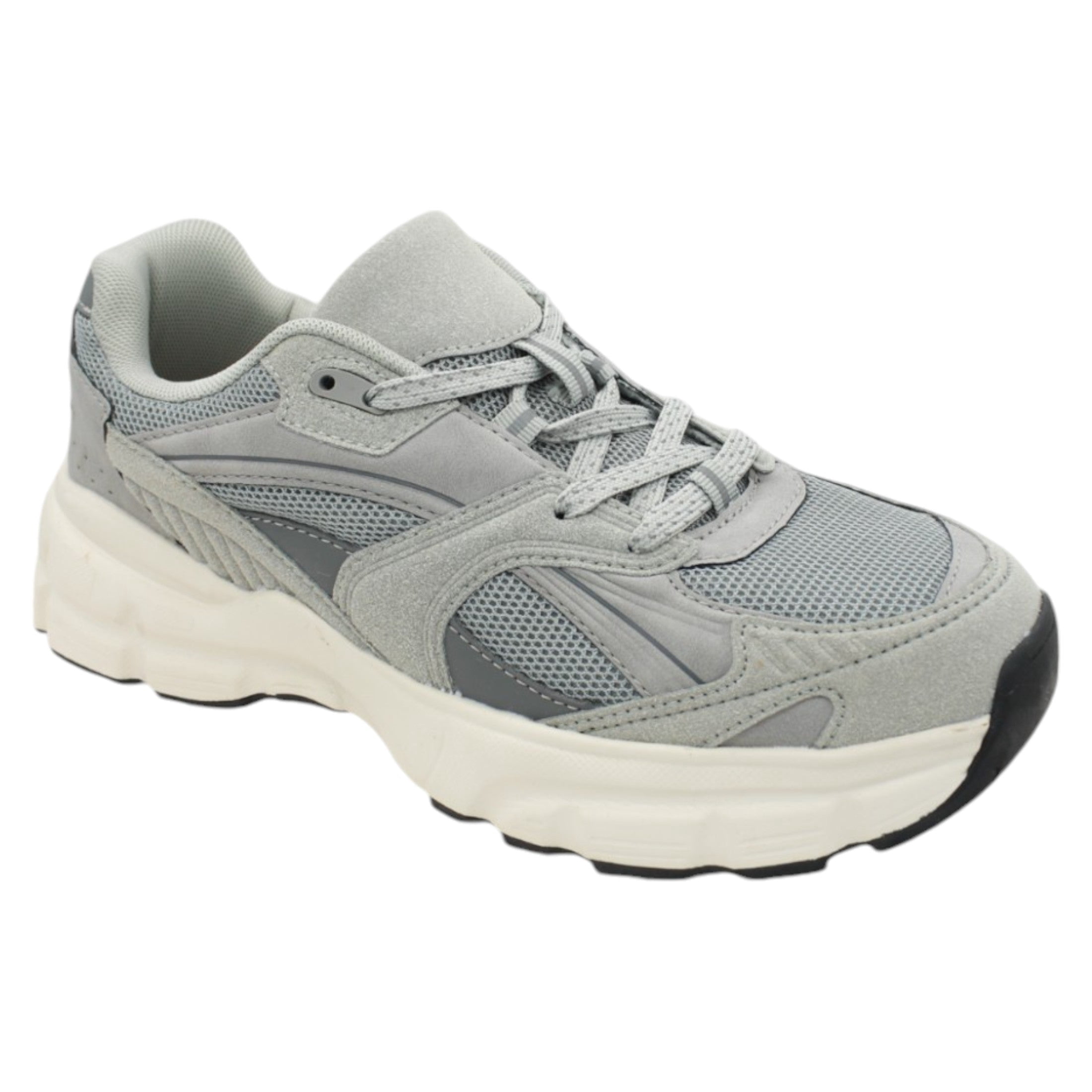 Tenis tipo deportivo Exterior Textil color Gris Para Hombre | Bodega ...