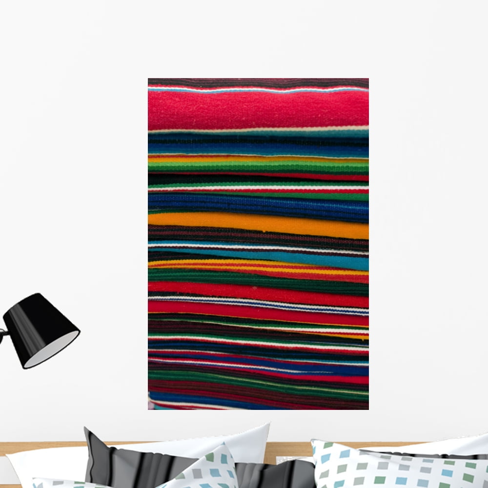 Mexican Blanket Wall Mural by Wallmonkeys Peel and Stick Graphic (36 in ...