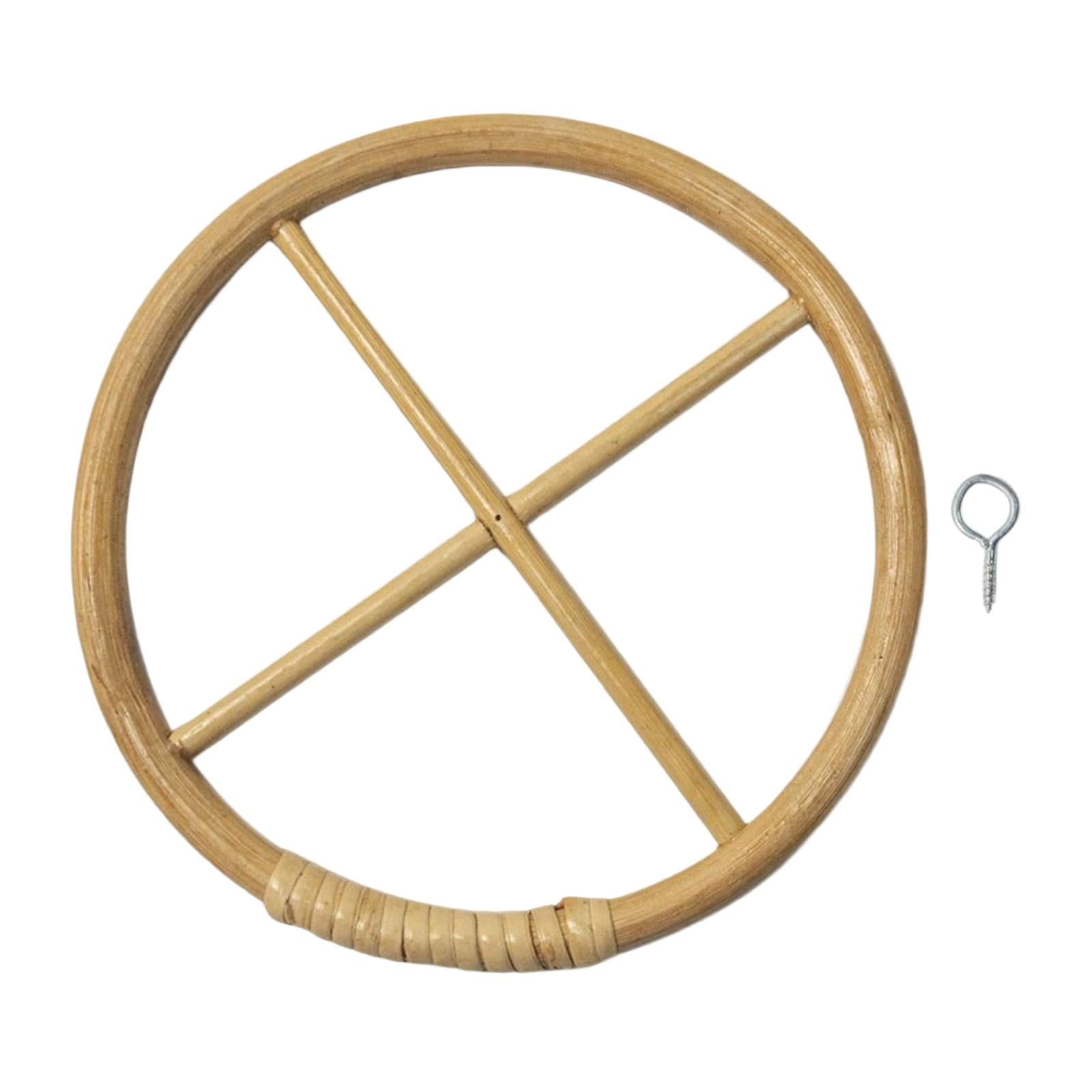 Wooden Hoop DIY Macrame Circle /Moon Crafts Hoops Crafts for Home ...